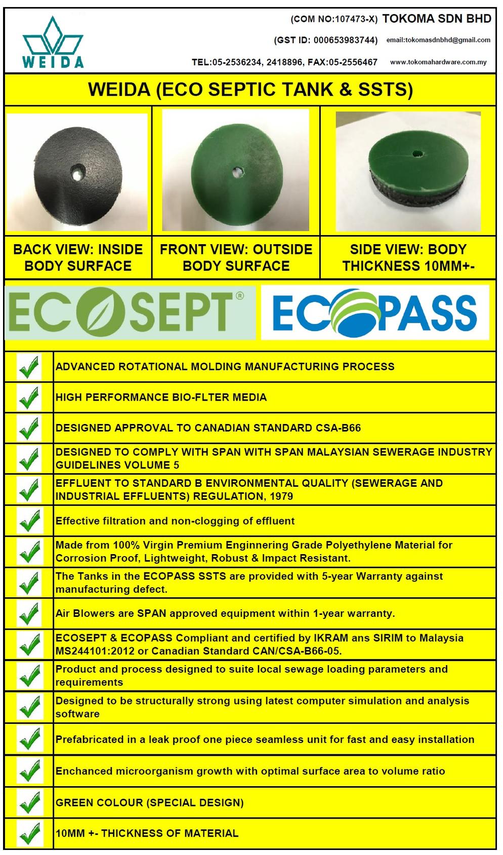 TOKOMA Perak - Products Catalogue