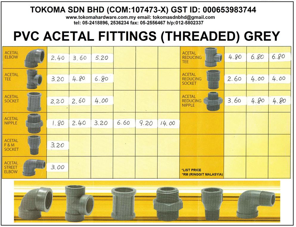 TOKOMA Perak - Products Catalogue
